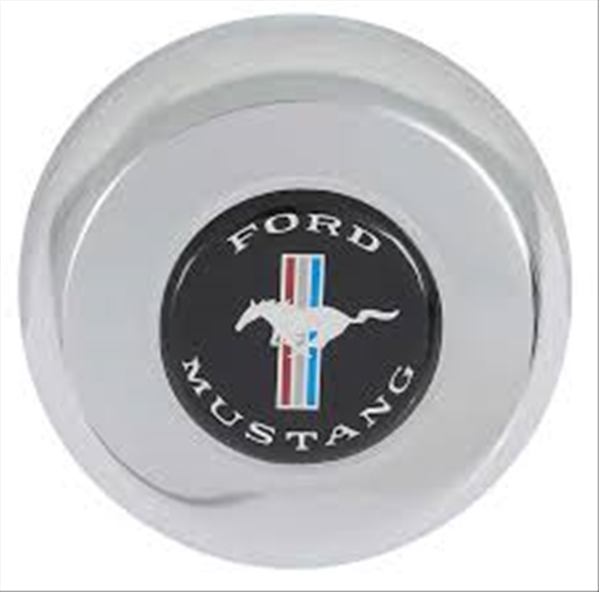 Grant horn button with Mustang logo for any Grant