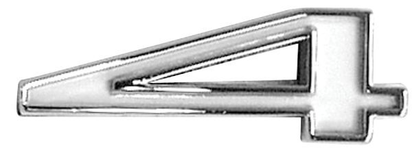 Trim Parts 5186A Individual Generic Number Emblem Number ...