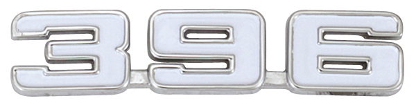 3953629 1969 Camaro SS 396 Fender emblem.