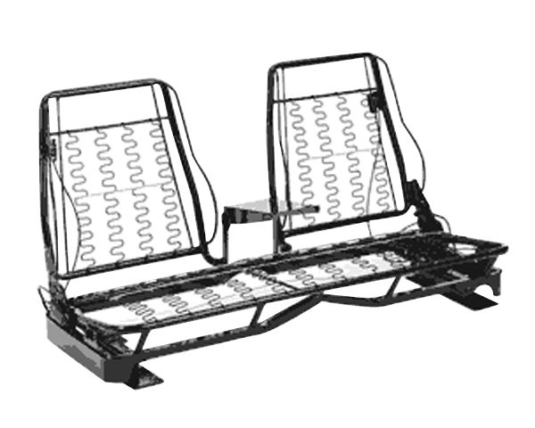 1955-57 Chevy Glide Engineering Tapered Split Back Seat ...