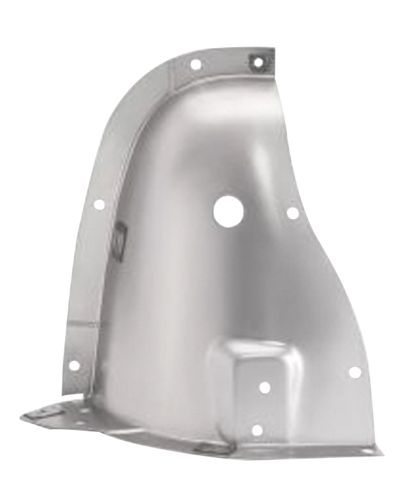 1955-57 Chevy Rh Front Splash Shield 1957 Chevrolet Thi...