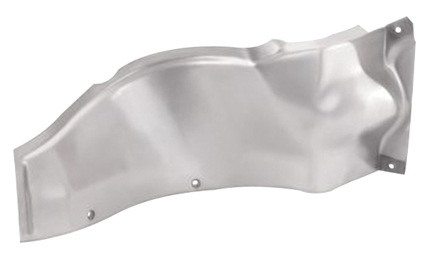 1955-57 Chevy Lh Front Lower Curved Splash Pan 1956 195...