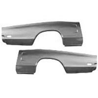 1966-74 A B E-Body Lh/Rh Quarter Panel Skin Pair
