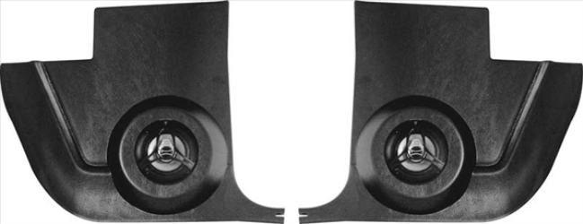 1967-1979 Mopar A-Body Kick Panels with speakers. PAIR