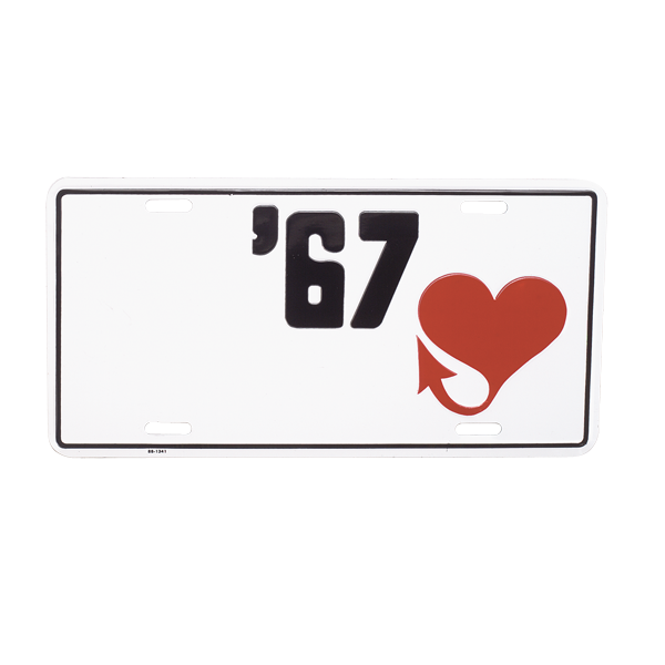 Chrysler License Plate