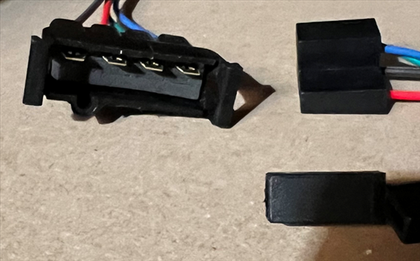 1968 A B Body 1969 Wiper Motor Harness (Before 11-15-1968)