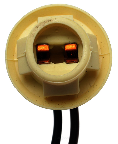 Bulb socket with leads for side marker lights, license pl...