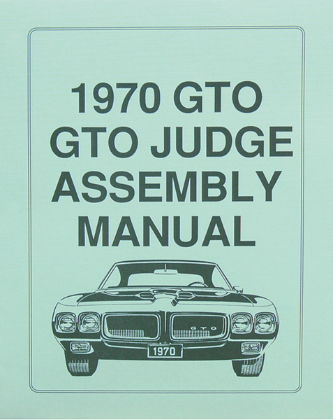 1970 GTO factory assembly manual