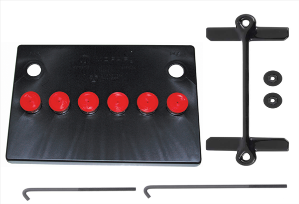 1970-1974 A-Body Battery Topper with Red Caps and Battery...