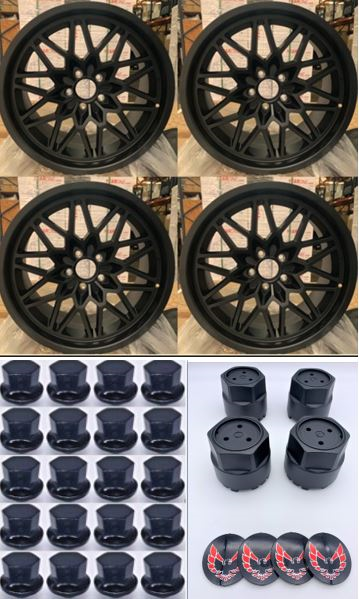 1967-81 Firebird 17 X 9 Cast Aluminum Snowflake Wheel 4 ...