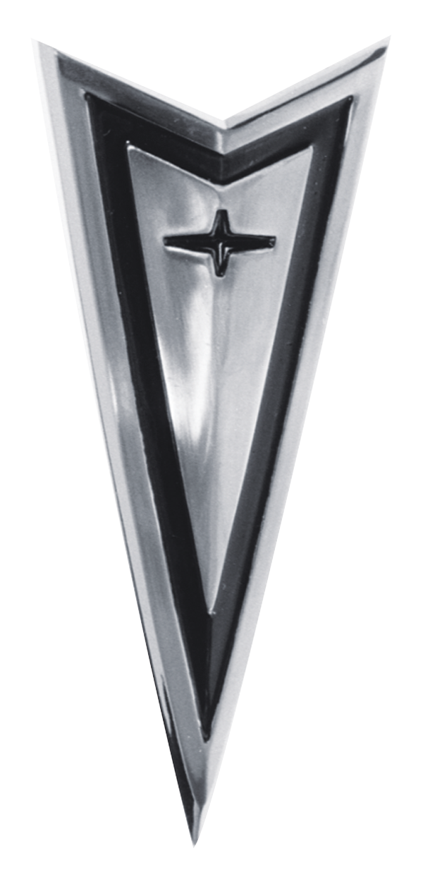 1964-72 GTO All 1965 Trunk Lid Arrowhead Emblem