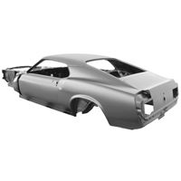1970 Mustang fastback pre-welded conversion body shell.