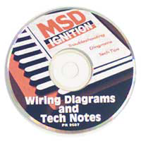 9607 MSD Wiring Diagrams Tech Notes CD format