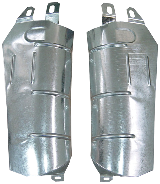 Auto Metal Direct 885-1570-S Rear Muffler Shields 1970 19...