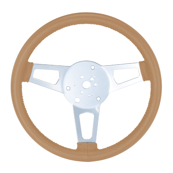 1970-1974 A B E-Body Leather Wrapped Tuff Steering Wheel.