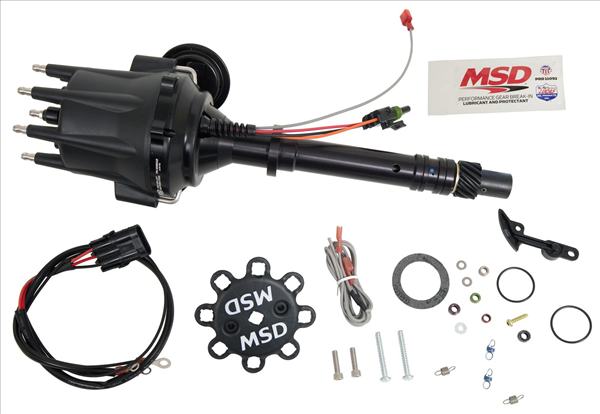 8360 MSD Pro Billet distributor Chevrolet V8 engines vac...