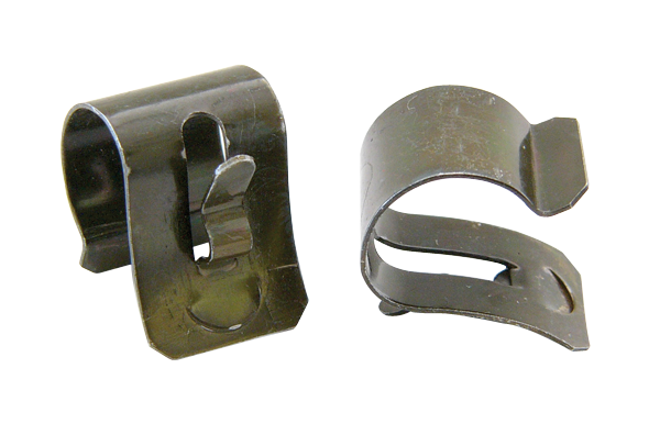 1964-72 GTO Radiator Overflow Tube Clip Pair 1966 1967 L...