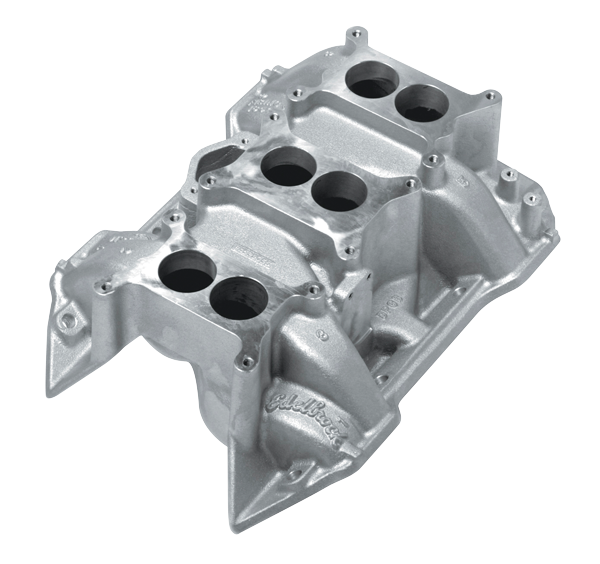 Mopar Perf P4529056 aluminum dual plane six pack intake m...