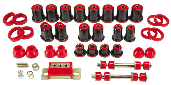 Prothane 37073 red polyurethane total bushing kit