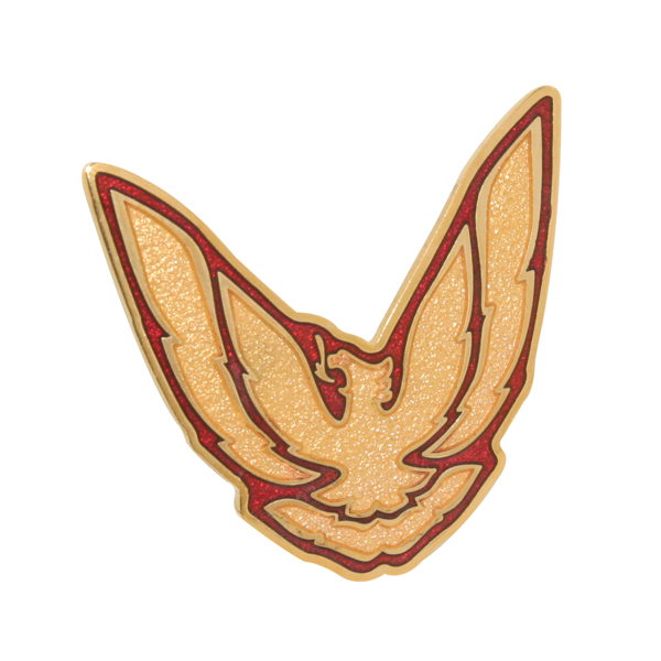 1982-02 Firebird Flame Red Sail Panel Emblem 1987 1990 T...