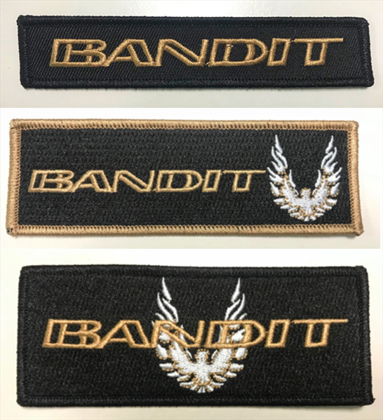 Pontiac Firebird bandit trans am patches