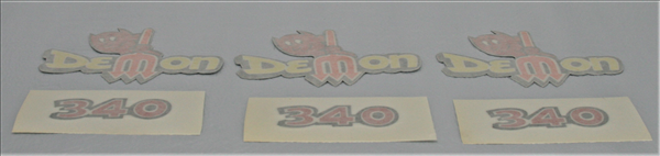 1966-74 A B E-Body 1971 1972 Demon 340 Decal Package