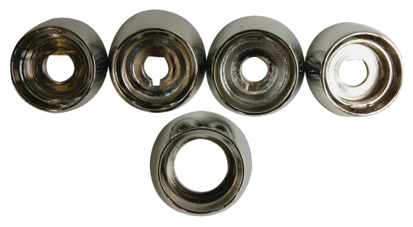 1955-57 Chevy Chrome Dash Bezel Ring Set