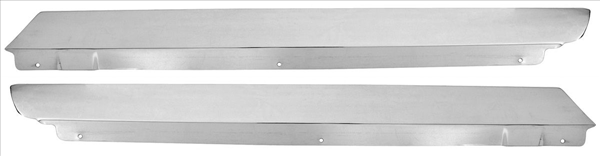 1964-72 GTO Lh/Rh Rear Rocker Panel Extension Molding Pa...