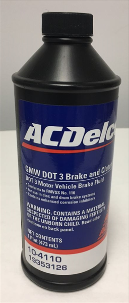 1964-72 Skylark GS Ac Delco Dot 3 Brake Fluid