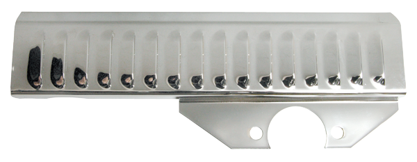 1955-57 Chevy Chrome Louvered Steering Box Cover