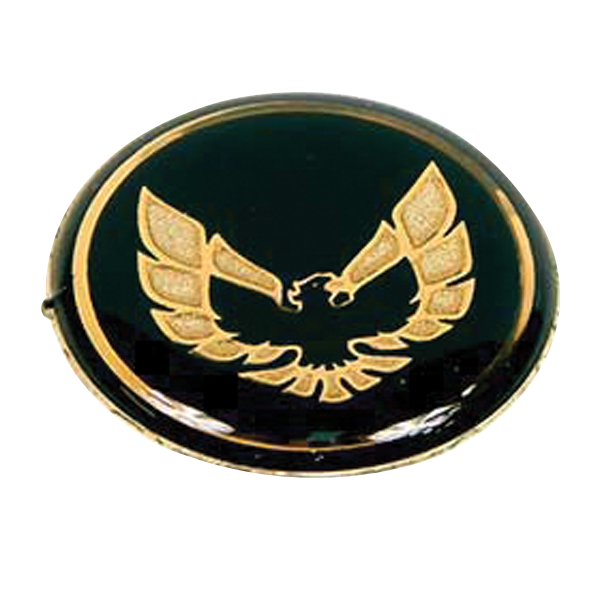 1967-81 Firebird Automatic Shifter Emblem Black Gold Bird