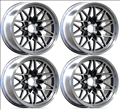 19 inch YEARONE Black Snowflake wheels. 19" Snowflake