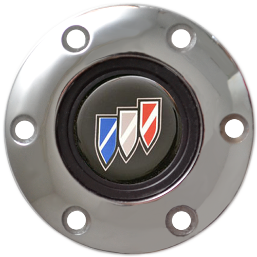 Volante S6 Sport Series chrome horn cap with Buick