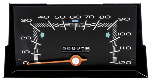 Reproduction 1972-1974 A-Body speedometer.