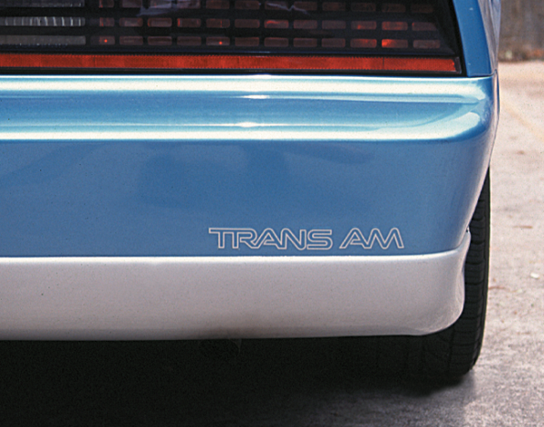 1982-02 Firebird 1987 1990 Trans Am Decal Kit