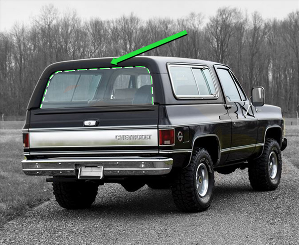 1973-1975 Blazer Jimmy Hard Top Glass Channel Run.