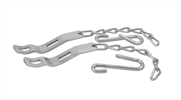 1954-1987 Chevrolet / GMC Truck Tailgate Chains for Stepside