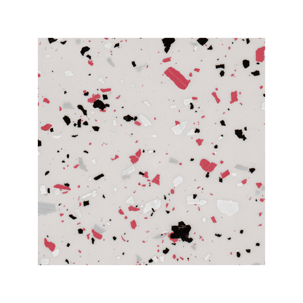 UCoat It light gray gloss finish Deco Flek epoxy f