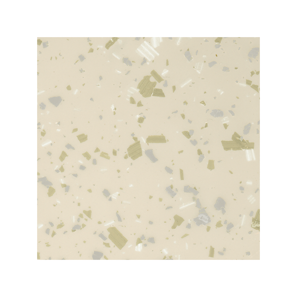 UCoat It beige gloss finish Dove Flek epoxy floor