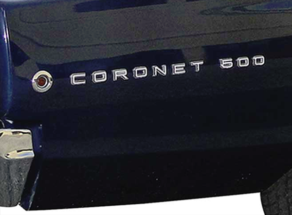 1968 Coronet Quarter Panel Emblem. 2 sets required per car.