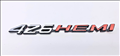 Charger Challenger Retro 426 HEMI Emblem for Hood, Shaker...
