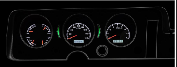 Dakota Digital, VHX analog dash kit for 1968 Pontiac GTO,...