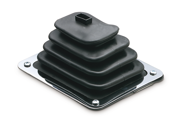 Hurst 1148429 Shifter boot bezel equipped an aftermarket Competition ...