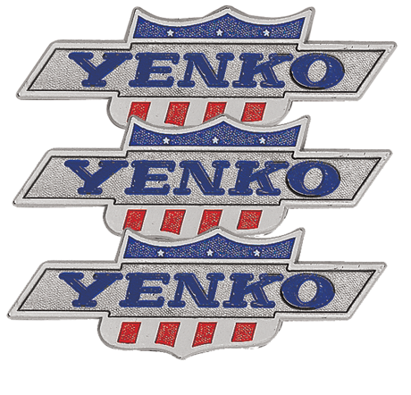 1967-81 Camaro Set of 3 Yenko crest emblems