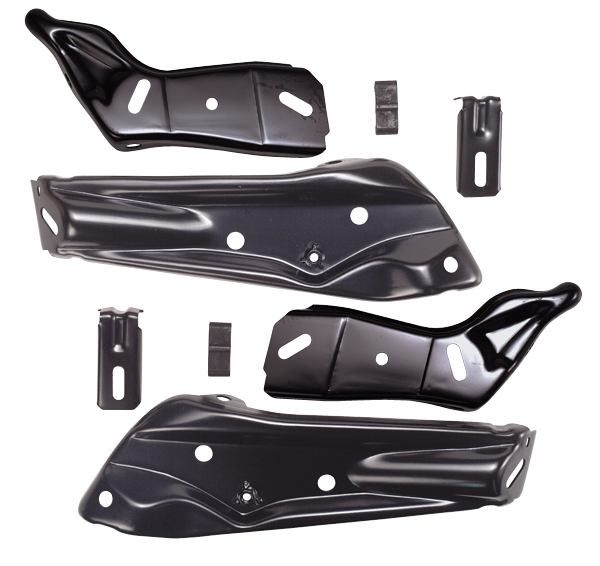 1971-1972 Chevelle El Camino Front Bumper Bracket Set.
