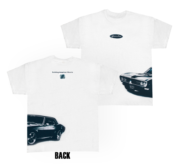 Small wraparound YearOne Firebird T-shirt White