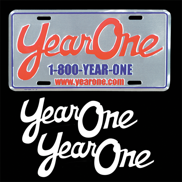 1967-81 Camaro Year One Tag 2 12 Decals White