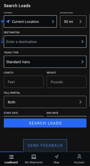 Loadboard feature in DAT One mobile | Welcome to DAT One Help Center
