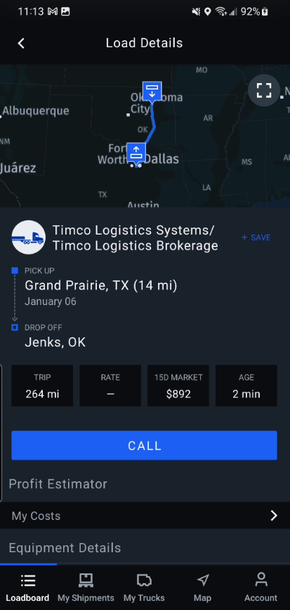 Loadboard feature in DAT One mobile | Welcome to DAT One Help Center