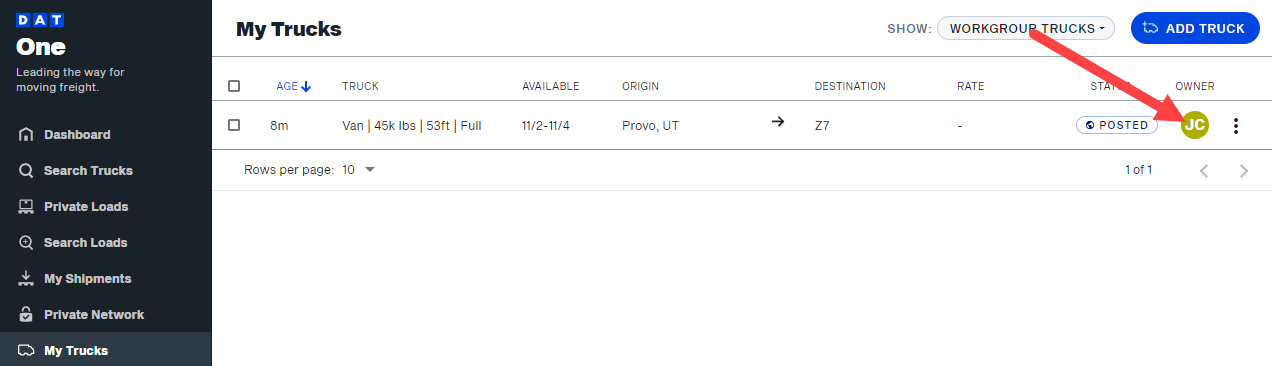 Viewing group postings | Welcome to DAT One Help Center